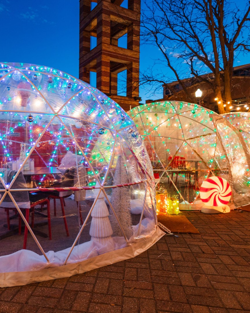 Private Igloos at Lulu's Thai Noodle Shop | Visit Overland Park